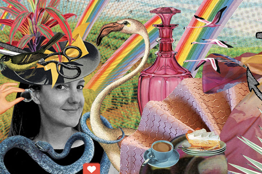 Collage art for wellbeing - peninsula essence